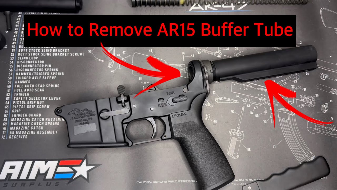 How to Remove an AR15 Buffer Tube