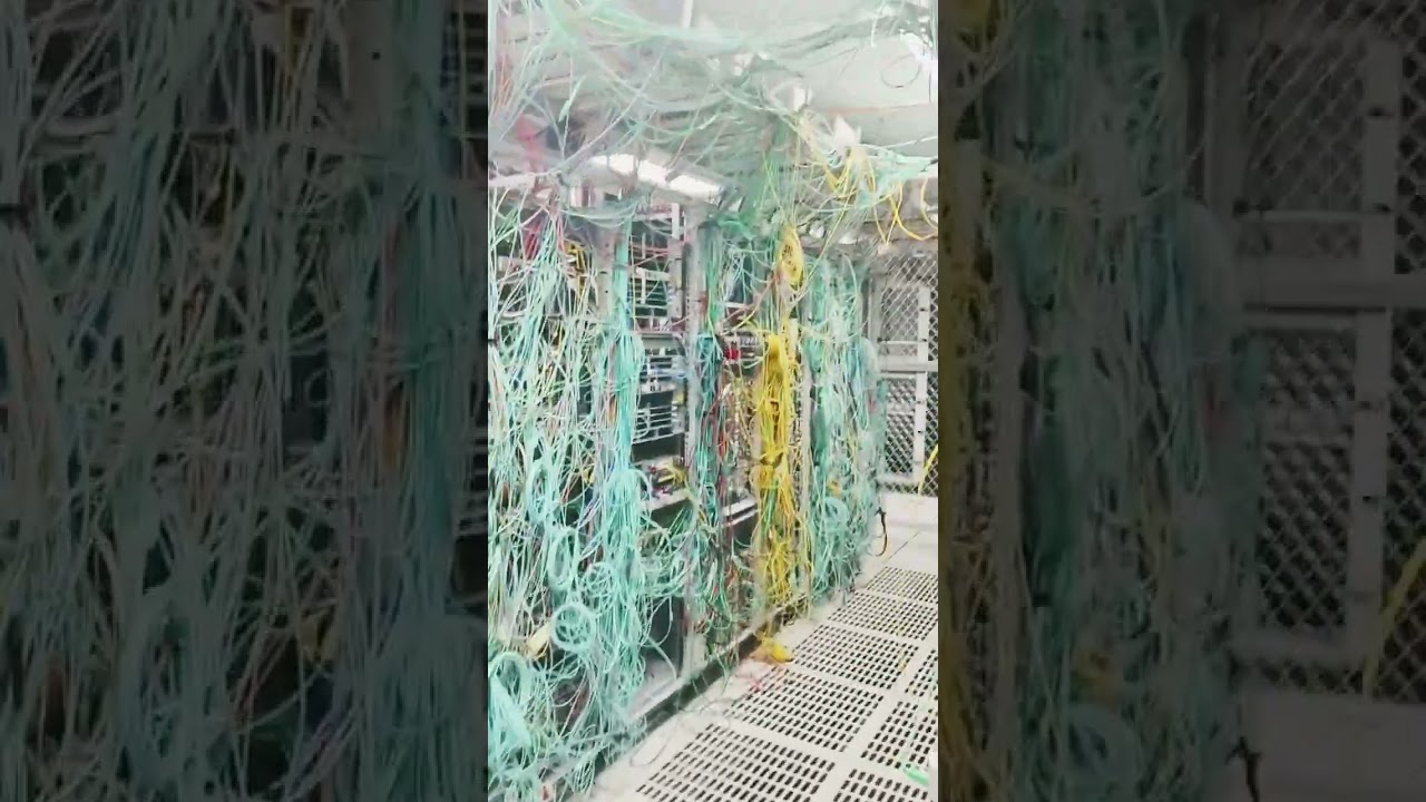 server room behind scene #server #homeserver #serverrack #serverroom #datacenter #cisco #shorts