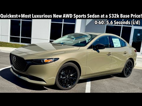 2025 Mazda 3 Carbon Turbo: TEST DRIVE+FULL REVIEW