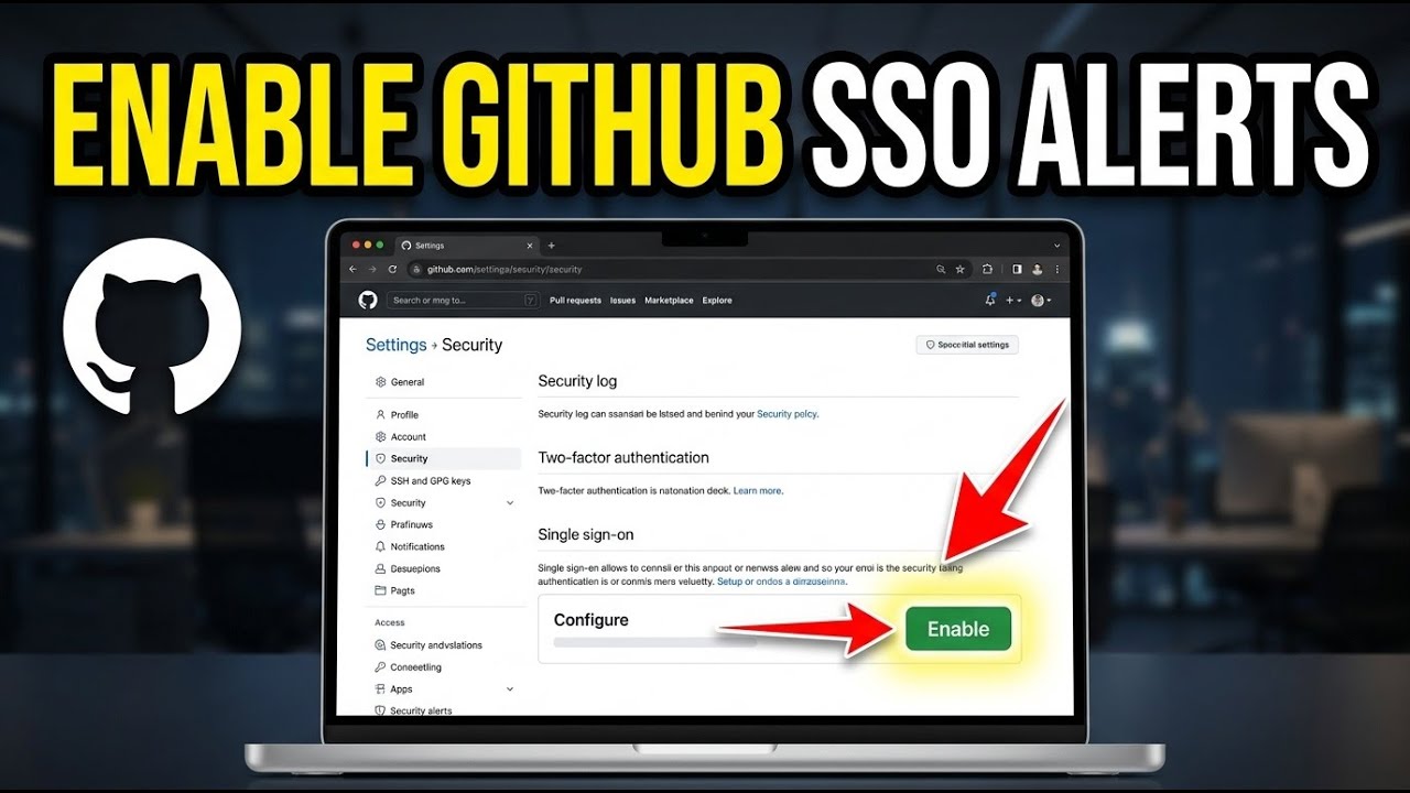 How to login to GitHub for enabling SSO and security alerts - Complete Guide