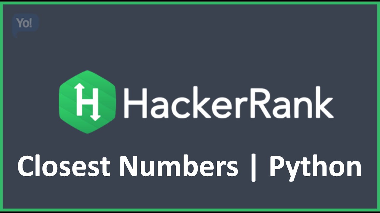 Closest Numbers | Python Hacker Rank Solution