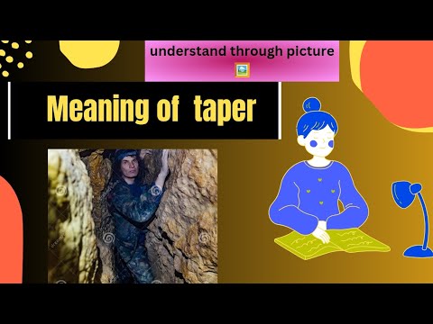 taper ka kya matlab hota hai | taper ka hindi meaning