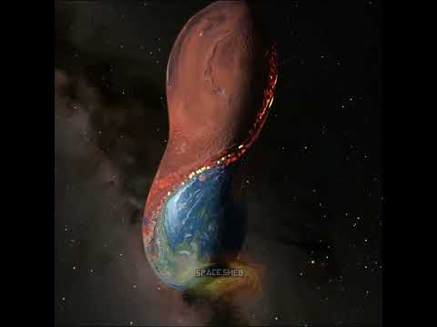 What if Binary Planets collided? #simulation#space#astronomy #spacesim#cosmos#universe@NASA#nasa