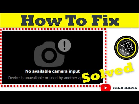 How To Fix Snap Camera - No Available Camera Input Error - Google Meeting - Zoom Meetings (Solved)