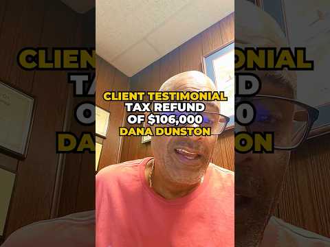 $106,000 Tax Refund After 5 Years?! 🙌 Dana Thanks Dewayne Williams!