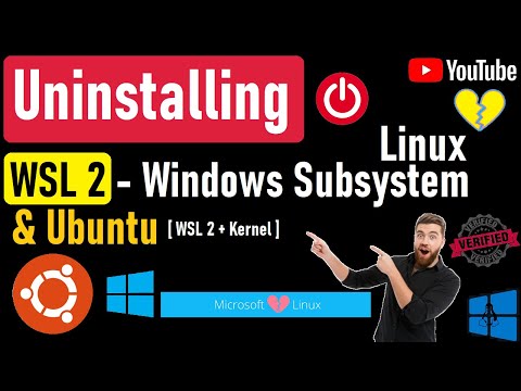How to uninstall WSL 2 on Windows 10 | Remove WSL2 from Windows 10 | Remove Windows Subsystem Linux