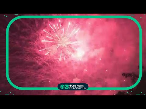 Fourth of July fireworks light up Philadelphia skies