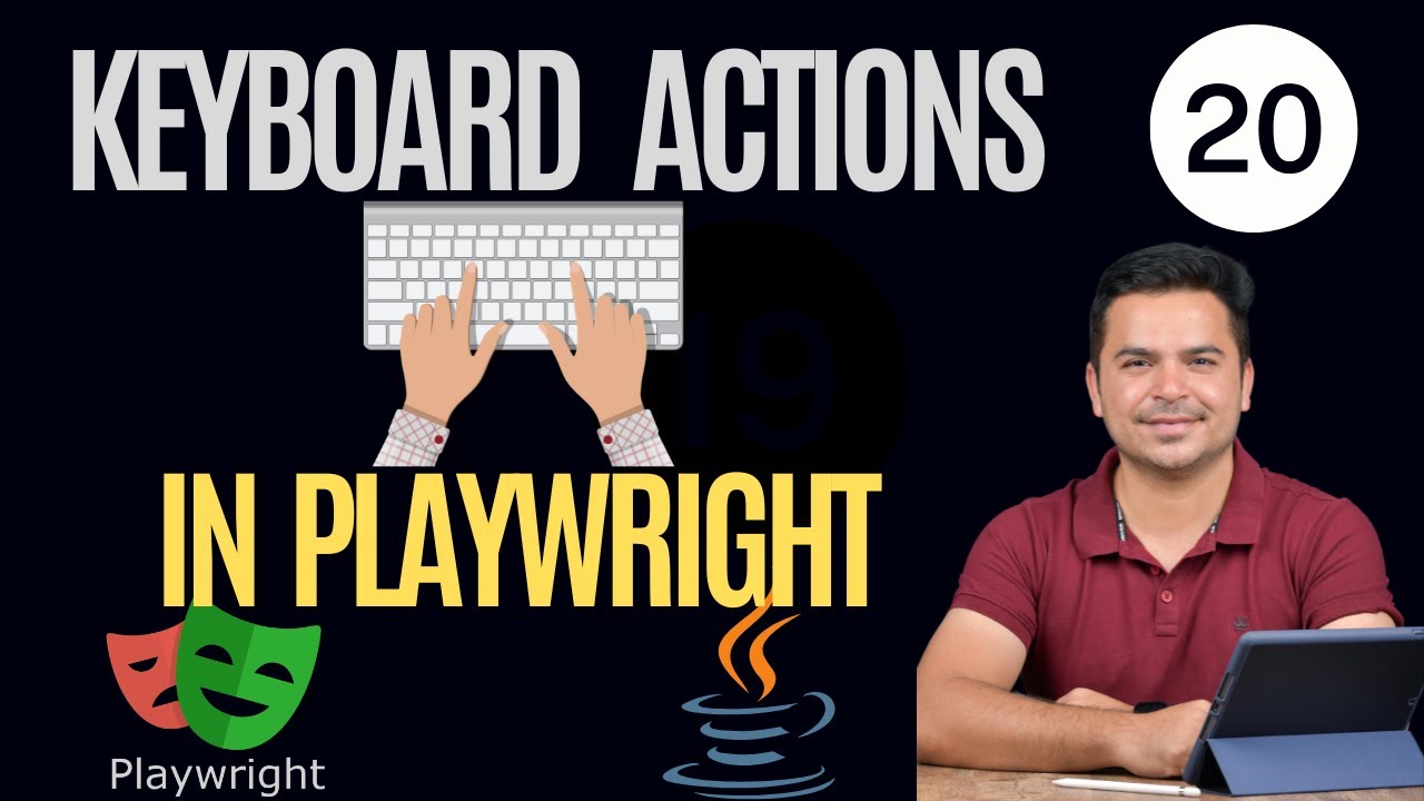 How To Handle Keyboard Actions in Playwright | Playwright Java Tutorial
