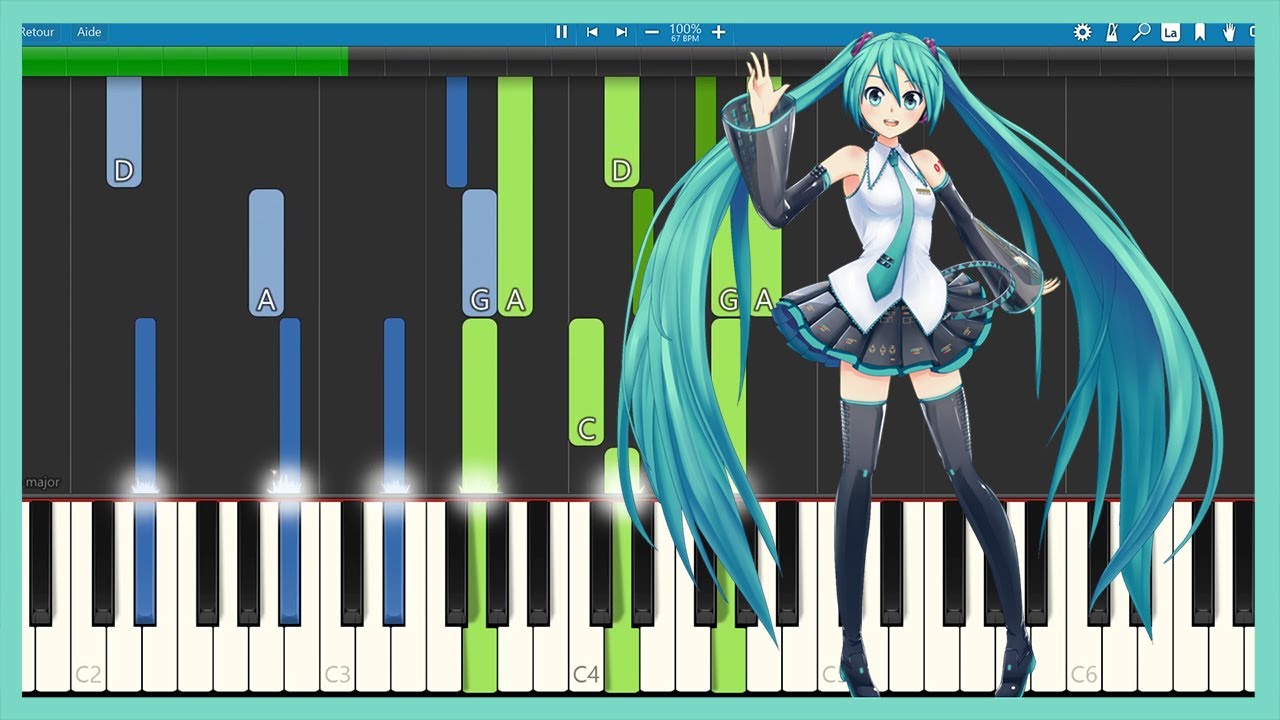 Aishite Aishite Aishite (Love Me, Love Me, Love Me) - Kikuo Miku [PIANO TUTORIAL + SHEET MUSIC]