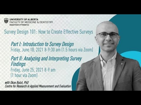 Survey Design 101, Part 1: Introduction to Survey Design