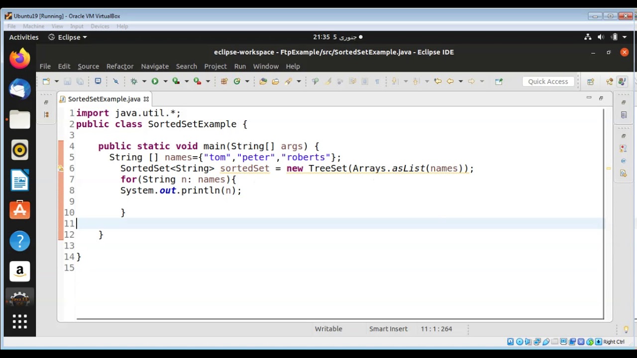 How to use SortedSet in Java