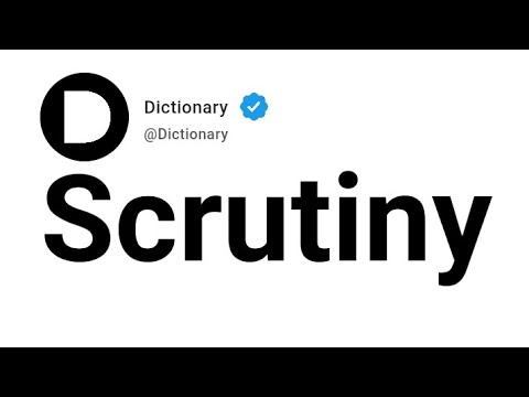 Scrutiny Meaning In Marathi