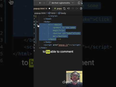 How to comment your code in vscode in 3 easy steps! #shorts