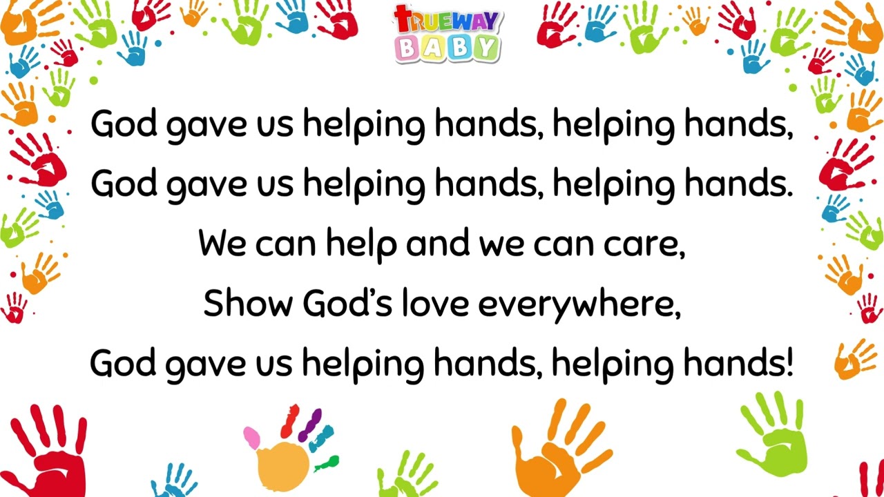 God Gave Us Helping Hands -  Baby Bible Song | Kindness & Helping Song for Kids