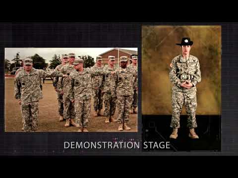 Align a Platoon Column Formation, Army Drill and Ceremony