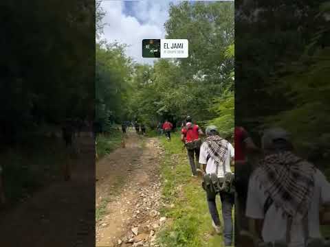 Cartel Members On a Training Hike In Mexico