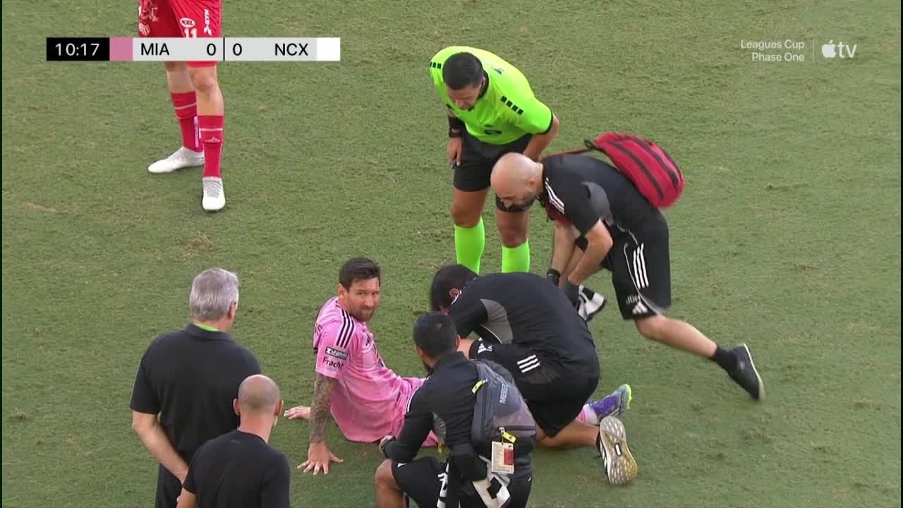 Lionel Messi subbed off early with an injury vs. Necaxa | ESPN FC