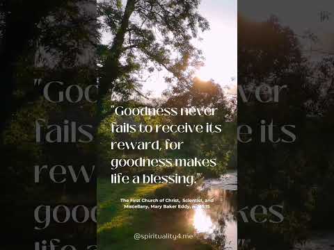 Goodness never fails