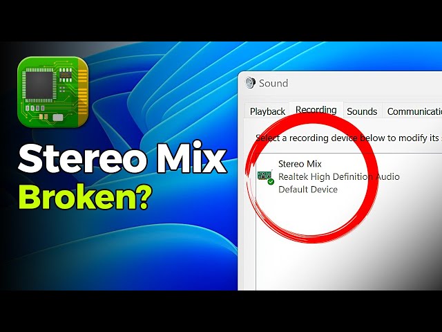 How to Fix Stereo Mix Not Working in Windows: A Comprehensive Guide ...