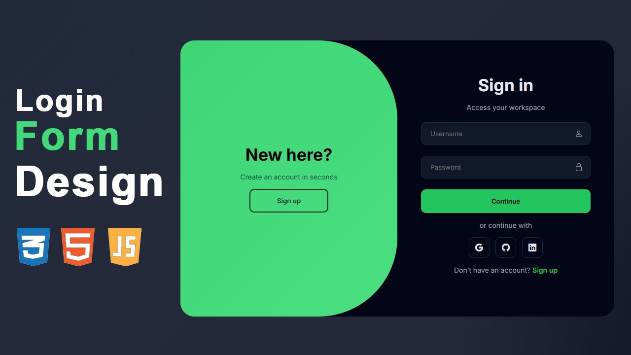 Login and Register Form with Animation | HTML CSS JAVASCRIPT