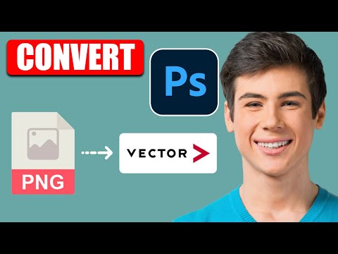 How To Convert A PNG To Vector File In Photoshop