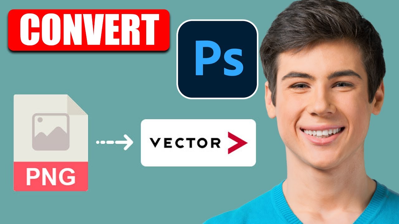 How To Convert A PNG To Vector File In Photoshop