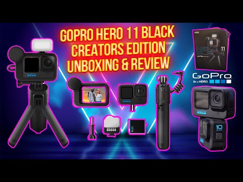 GOPRO 11 black creators edition unboxing and review | Started Our YOUTUBE Channel with A GOPRO