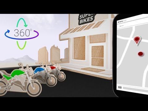 Lena Meier und ihr Traumbike in 360°