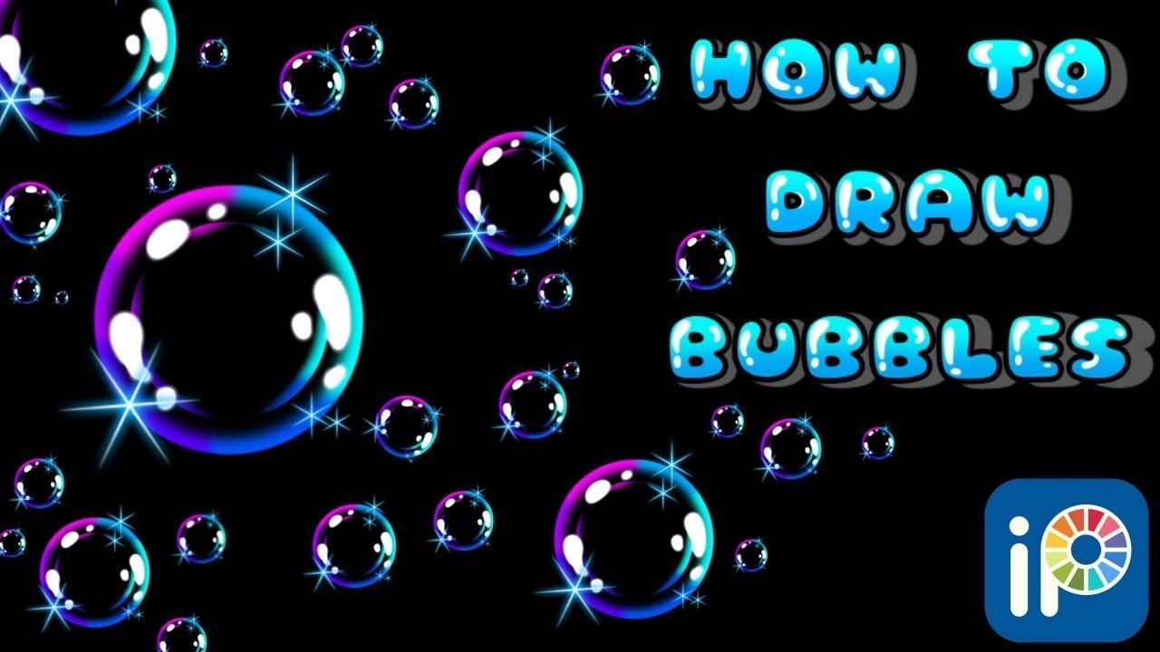 How to draw bubbles // ibisPaintx Tutorial // Easy