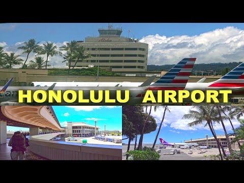 Honolulu International Airport, Oahu - Hawaii 4K