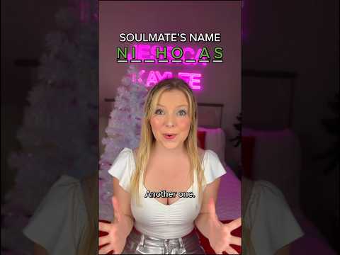 Guess your Soulmate’s Name (PART 3) #jackfrost #christmas