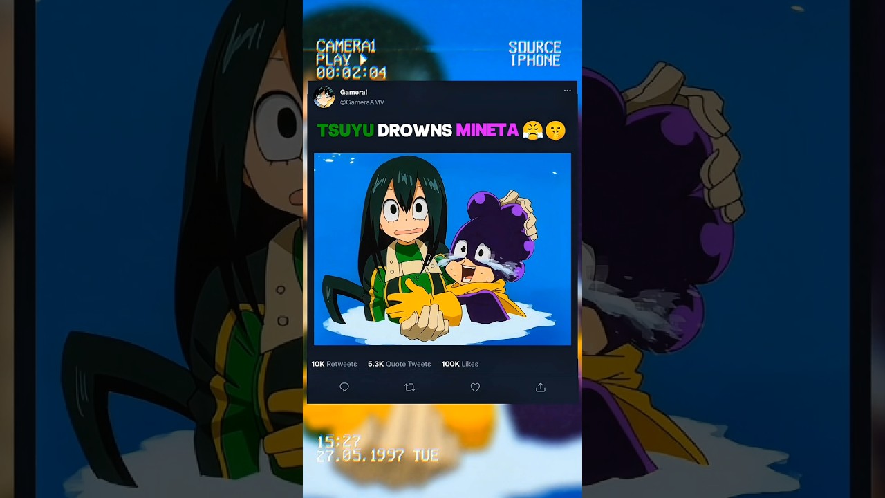 Tsuyu chokes Mineta 😤🤫 | #myheroacademia #edit #amv #mha #anime