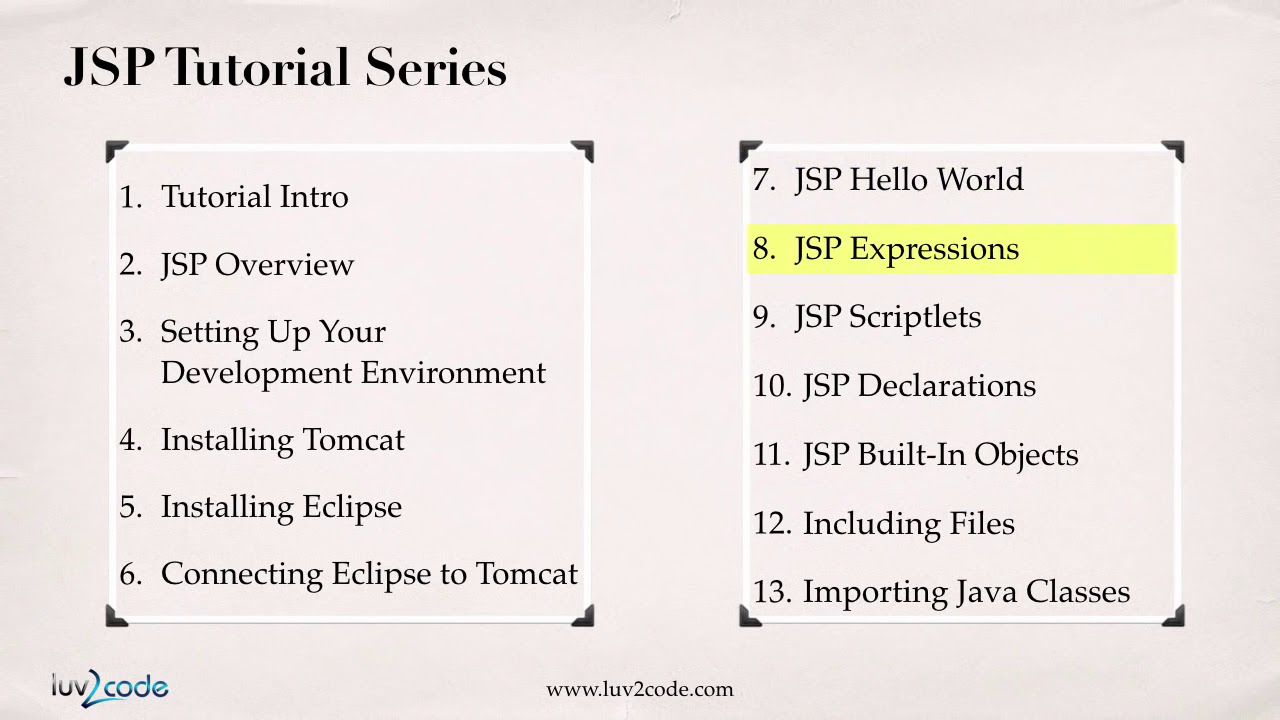 01 JSP Tutorial #1   Java Server Pages Tutorial   JSP Introduction