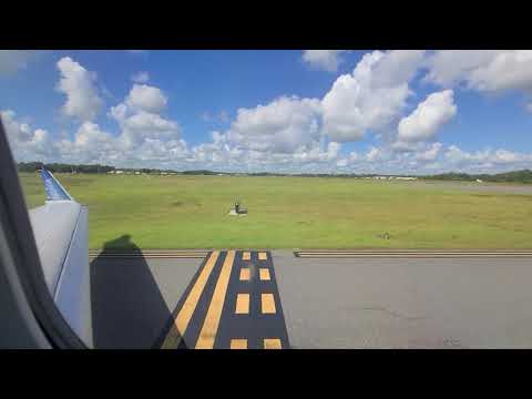 Delta Airlines CRJ700 takeoff from MLB Airport in Melbourne Florida