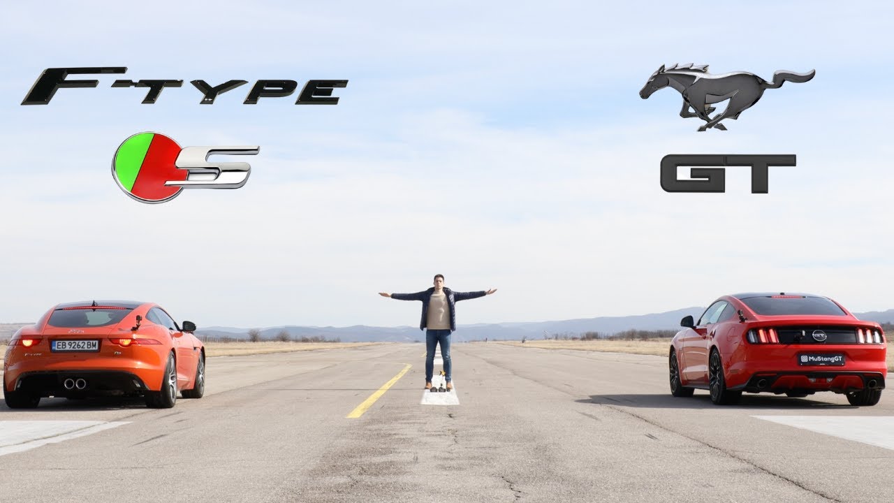 Ford Mustang Races Jaguar F-Type, Someone Gets Walked - autoevolution