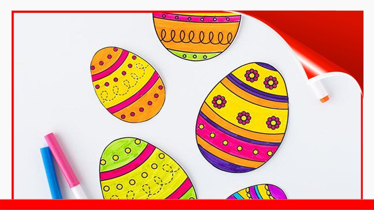 20 Best Easter Egg Coloring Pages To Keep Your Kids Busy For Hours 🌸
