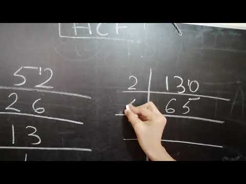 HCF OF 52 AND 130 AND FACTORS TOO