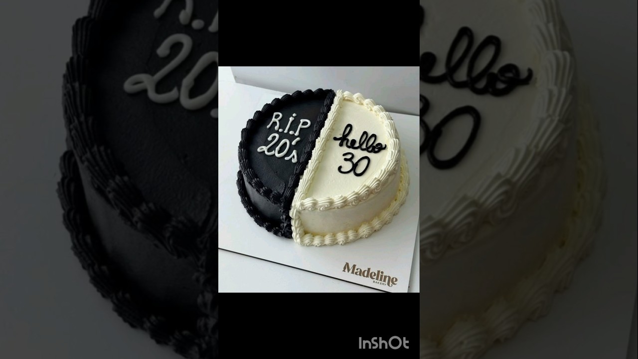 30th birthday cake design ideas# #cake #cakedecorating #shortsfeed #shortvideo #youtubeshorts