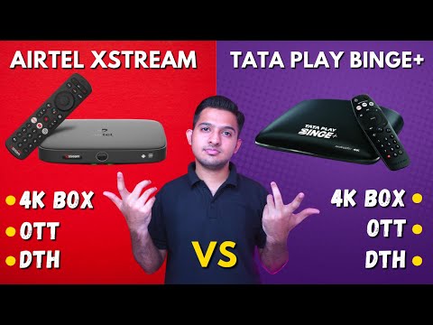 Airtel Xstream Box Vs Tata Play Binge Plus⚡4K Android Box - Best OTT Plans⚡Which One To Buy ? 🔥🔥