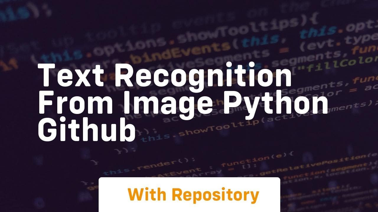 text recognition from image python github