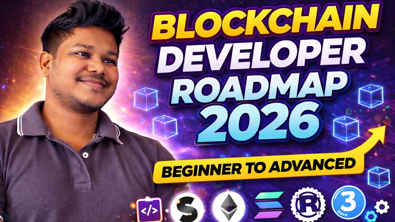 Blockchain Developer Roadmap 2026 | Beginner to Advanced Web3 Developer