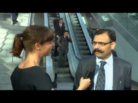 Tube 2014: Welcoming of first visitors at Tube 2014