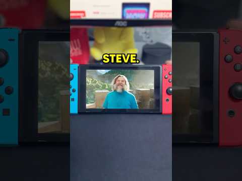 Watching the Minecraft Movie on my Nintendo Switch! 🤨