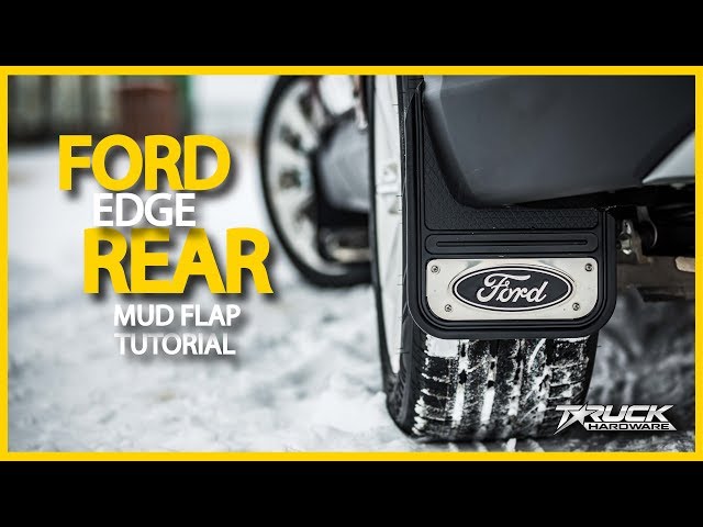 Wisco Direct - Truck Hardware Gatorback Black Wrap Ford Oval Mud Flaps ...