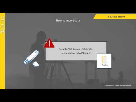 Stonex R20 Code import