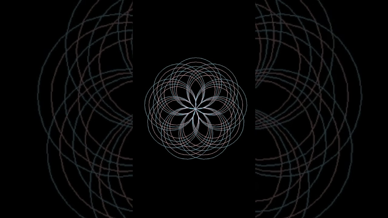 Python || turtle || flower || Adobe illustrator |#foryou #python #graphics #designs #turtle #coding