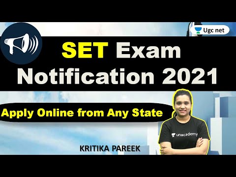 SET Exam Notification 2021 | Apply Online from Any State | By Kritika Pareek