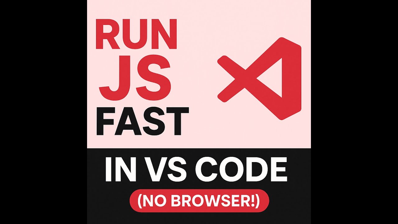 Run JavaScript Instantly in VS Code with Code Runner (No Browser Needed!)