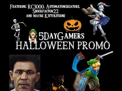 5DayGamers 2014 Halloween Stream Event Promo