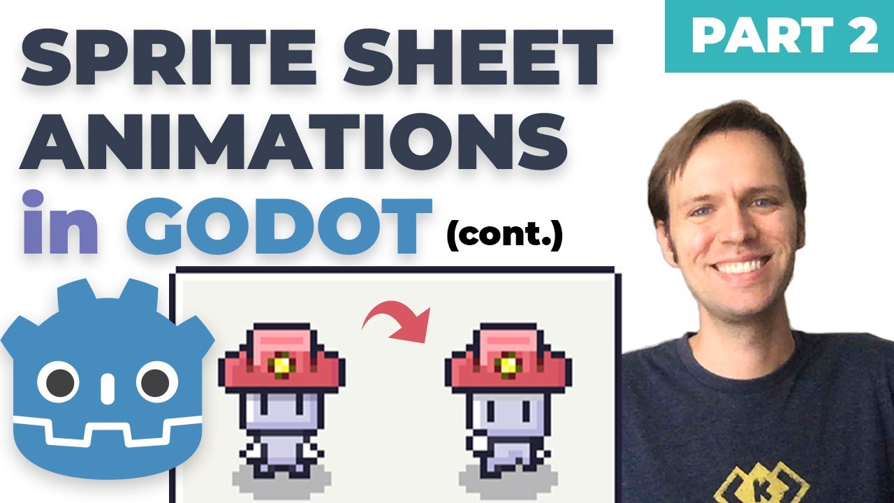 PART 2: animate Sprite Sheets in Godot using AnimationPlayer (beginner tutorial)